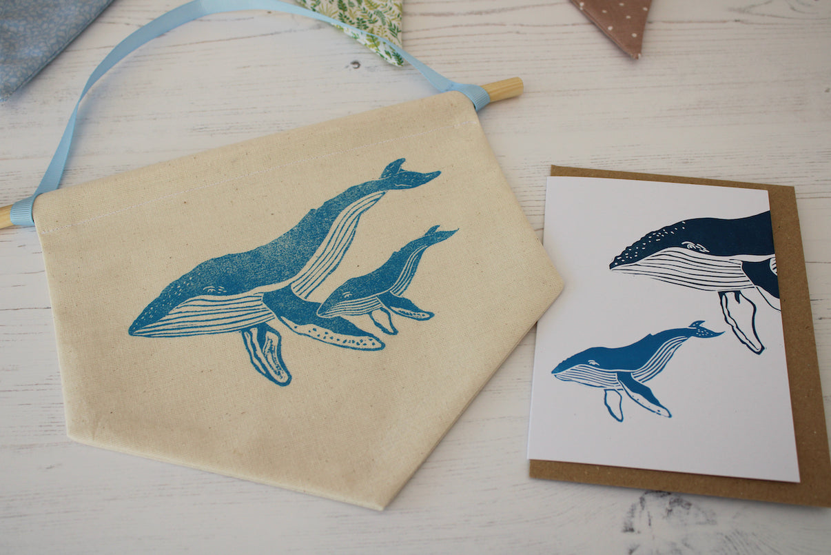 Humpback Whale Pennant, Flag, Wall hanging banner, ideal for Nursery ...